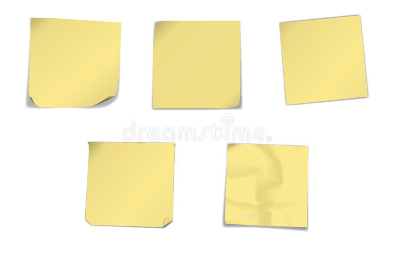 Realistic Office Paper Sheet Pin with Transparent Tape. White and ...