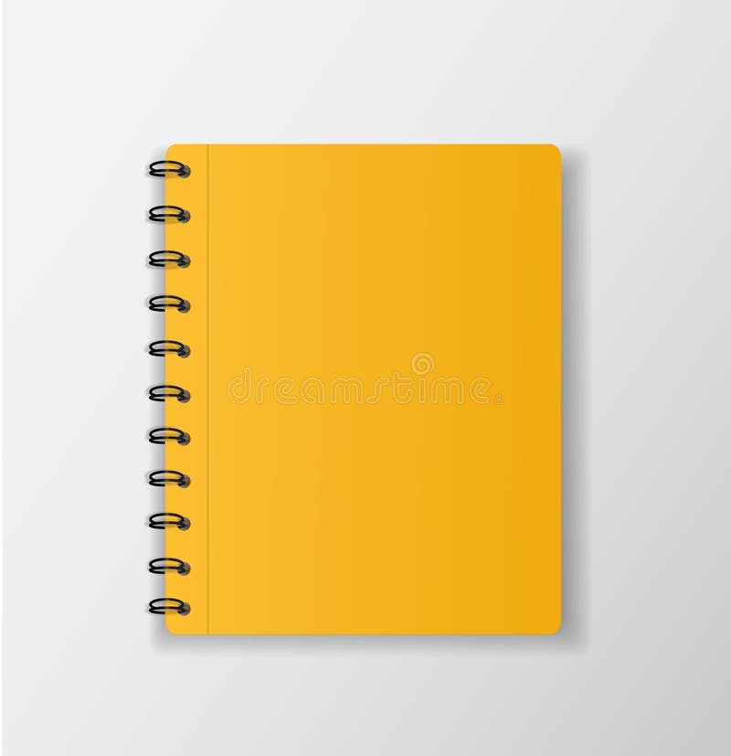 Yellow Notebook with Template Hand-drawn Green Festive Bunting with ...