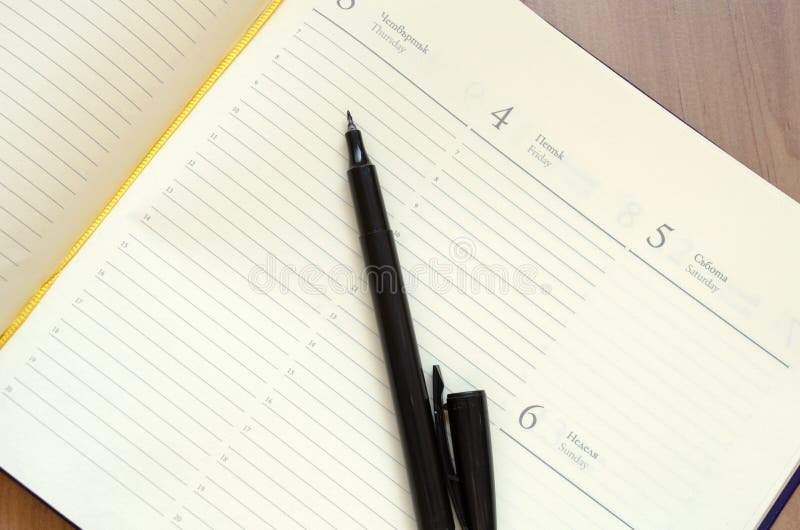 Yellow Notepad stock photo. Image of supply, meeting - 40837440
