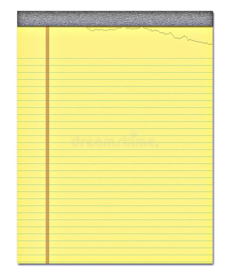 Small Yellow Lined Notepad stock photo. Image of business - 3321234