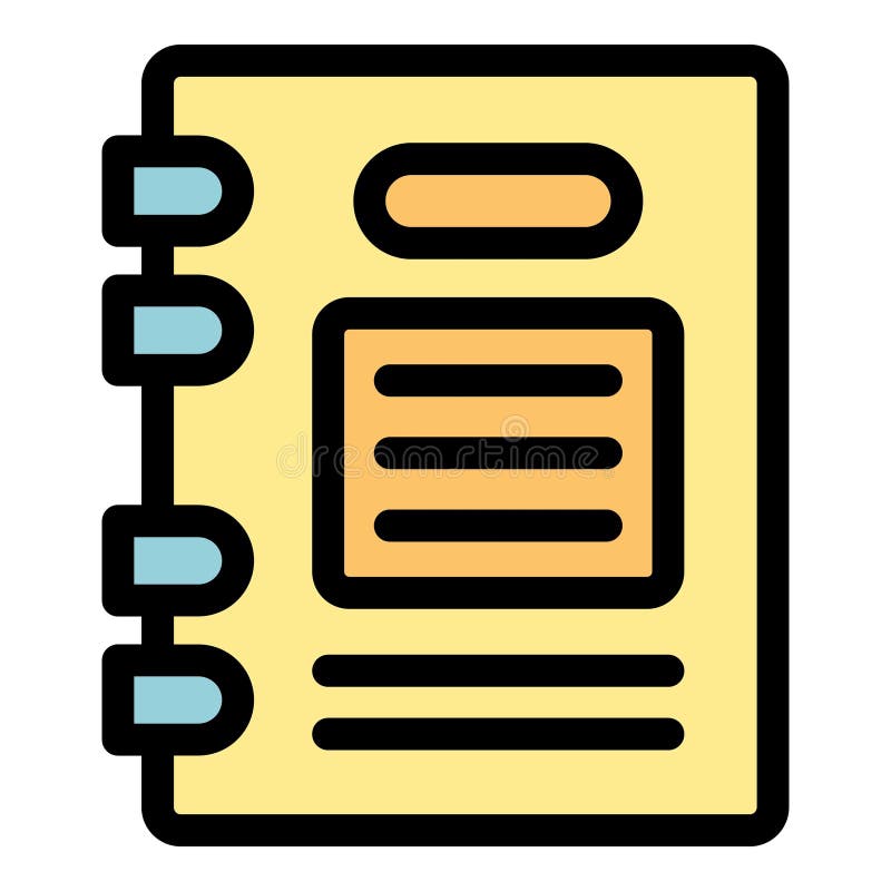 Yellow Notepad with Spiral Binding Showing Blank Pages for Important ...