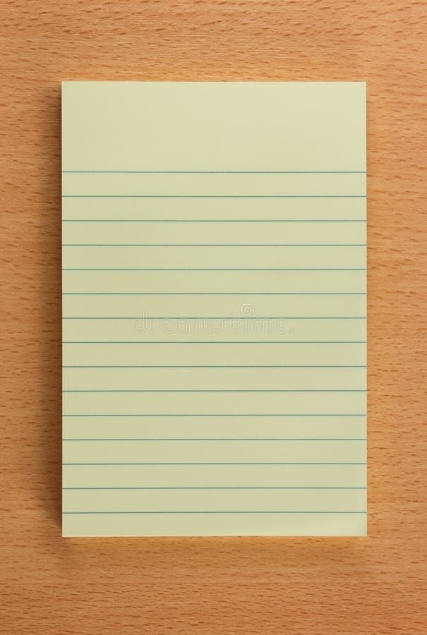 Yellow Notepad (with Path) stock photo. Image of yellow - 11018214