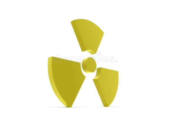 Yellow nuke symbol stock illustration. Illustration of biohazard - 11923094