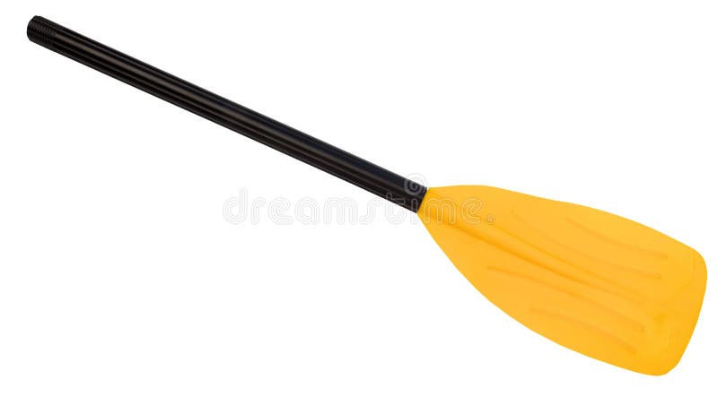 Yellow oar (paddle) stock photo. Image of paddle, water - 24123880
