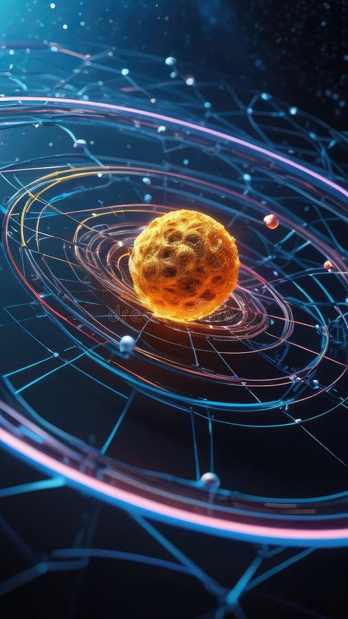 Yellow Object Centered in Circle Stock Image - Image of artwork, focus ...