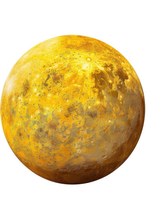 A Yellow Object on a White Background in High Detail Stock Image ...