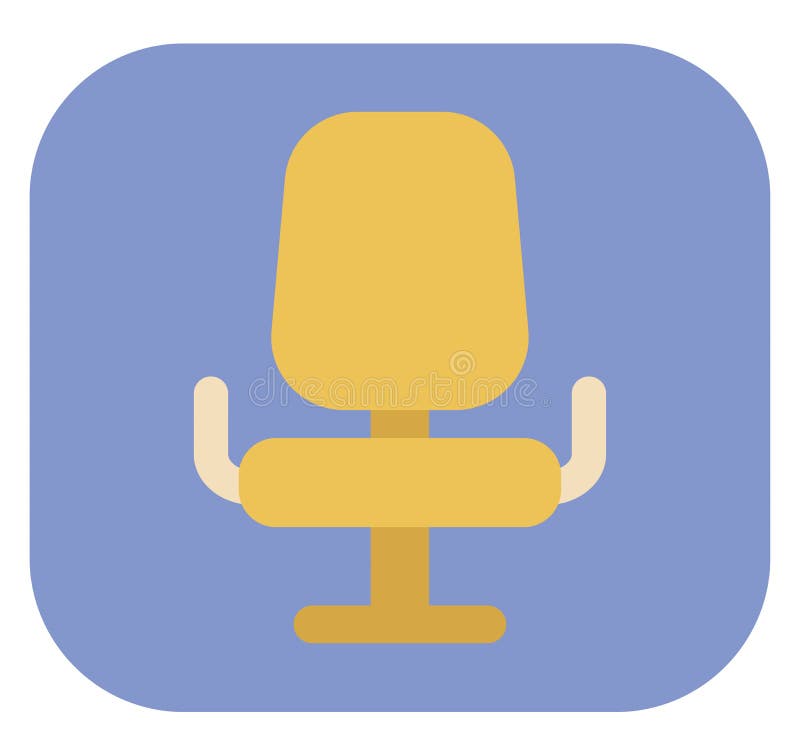 Office chair, icon icon stock vector. Illustration of isolated - 259787871