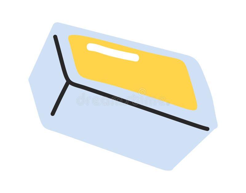 Yellow Oil Paints Packaging Stationery Stock Vector - Illustration of ...