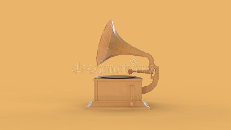 Gramophone 3d Stock Illustrations – 2,117 Gramophone 3d Stock ...