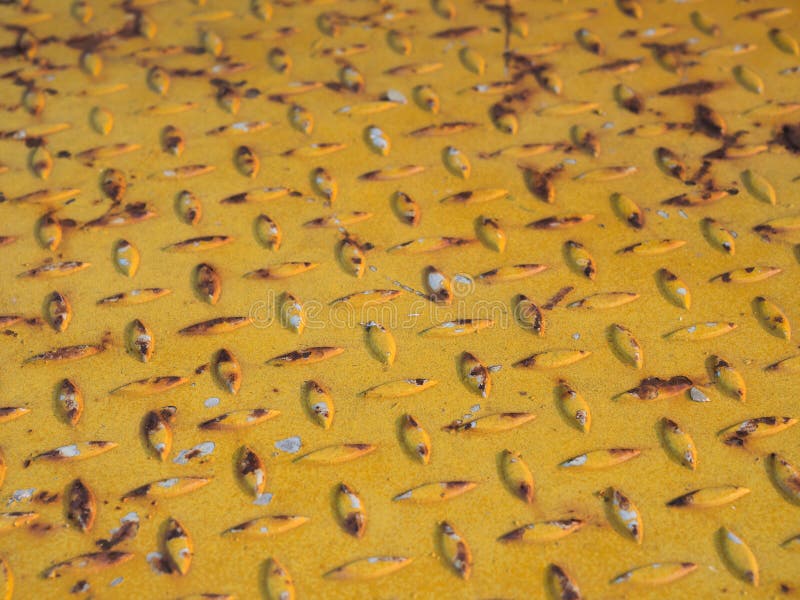 Yellow Old Rustic Metal Texture Stock Photo - Image of rustic, rough ...