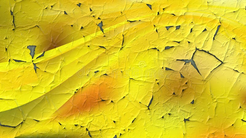 Yellow and Orange Cracked Texture Background Stock Image - Image of ...