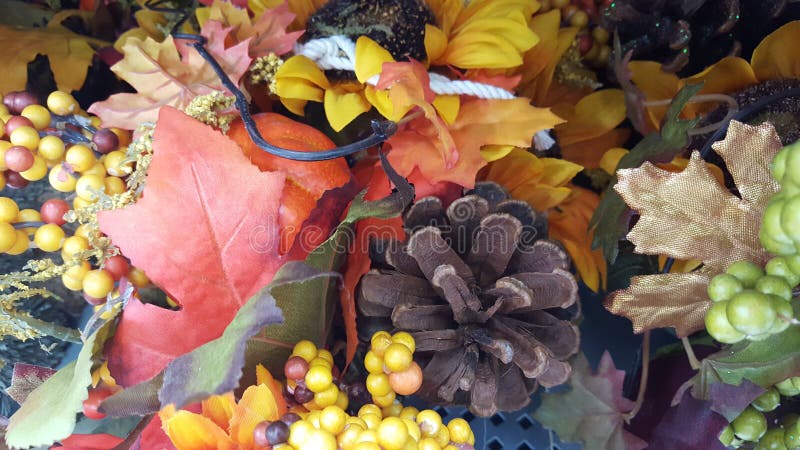 Yellow, Orange, Fall Leaves Stock Photo - Image of green, thanksgiving ...
