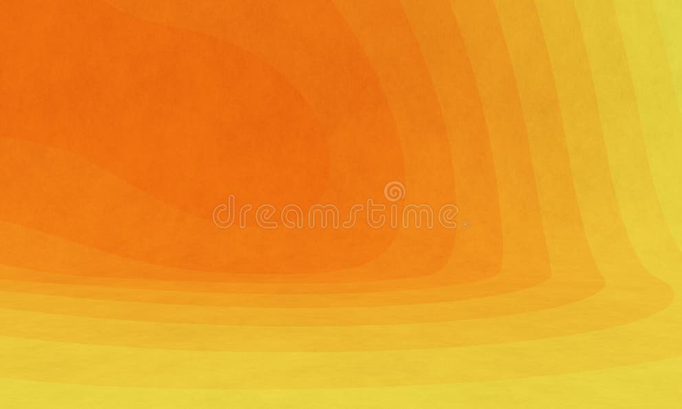 Yellow and Orange Gradient Layers Background Stock Illustration ...