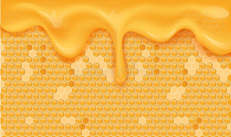 Yellow Orange Honeycomb Background. Beehive with Hexagon Grid Cells and ... Yellow Orange Honeycomb Background. Beehive with Hexagon Grid Cells and ...
