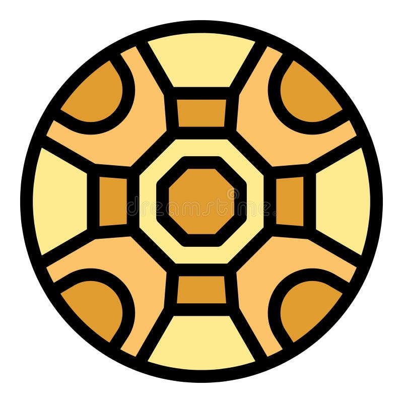 Yellow and Orange Honeycomb Pattern Representing Turtle Shell Icon ...
