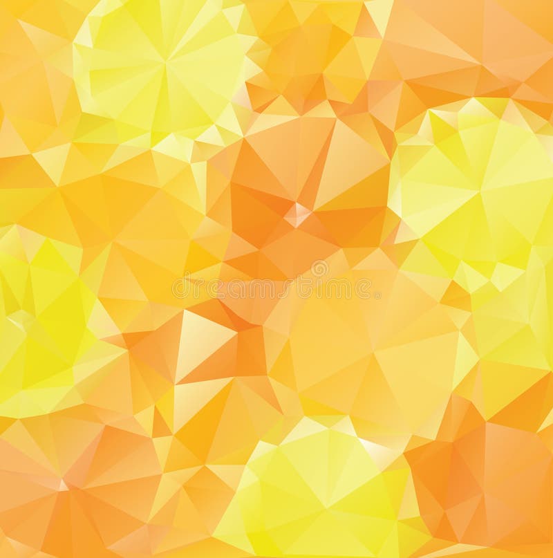 Yellow Orange Polygons stock vector. Illustration of style - 57513278