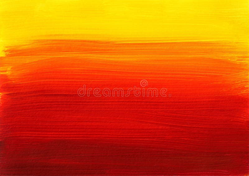 Yellow Orange Red Painting Background Stock Photo - Image of hand ...