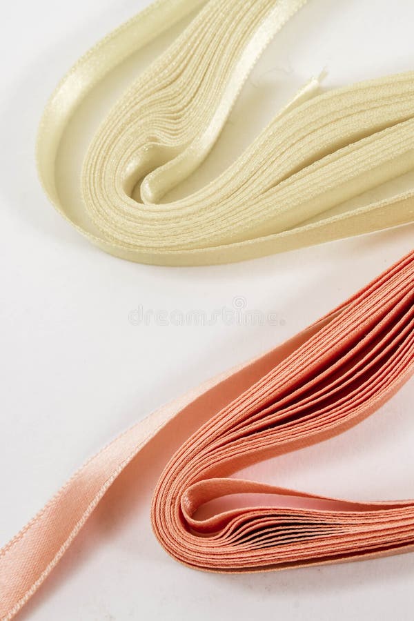 Yellow and Orange Ribbon Rolls Stock Photo - Image of curly, curl: 38996916