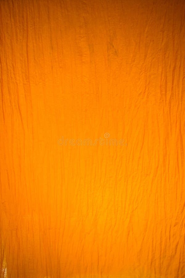 Yellow Orange Robe for Background Textures Stock Photo - Image of ...