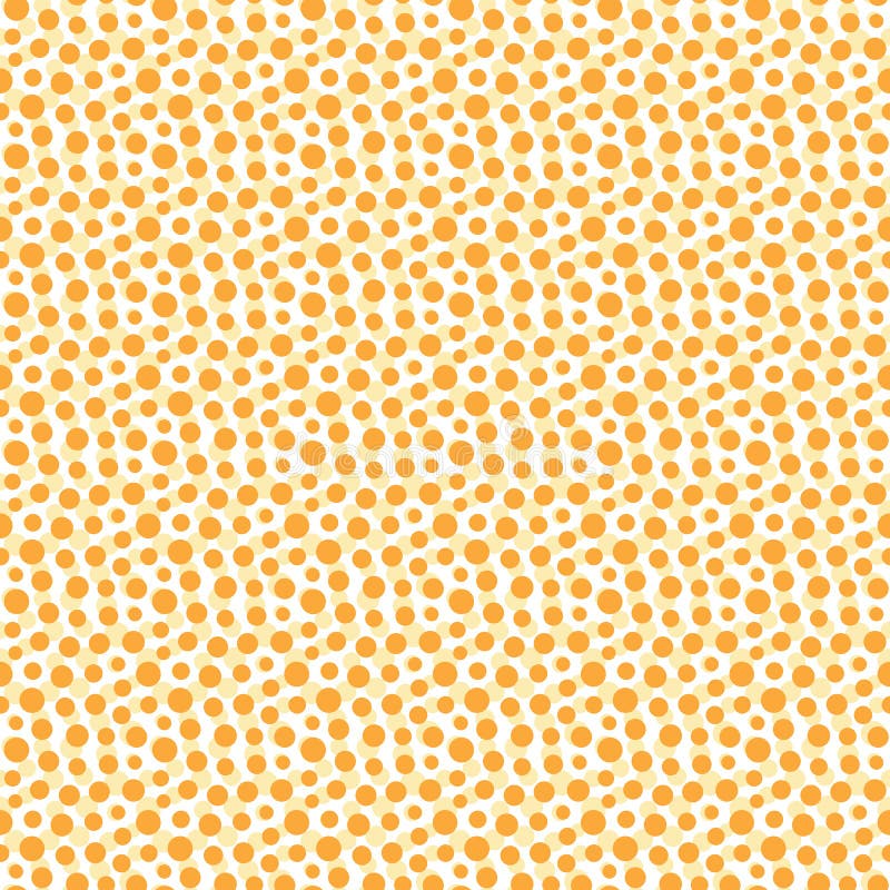 Yellow and Orange Small Spot Seamless Pattern Background Stock Vector ...