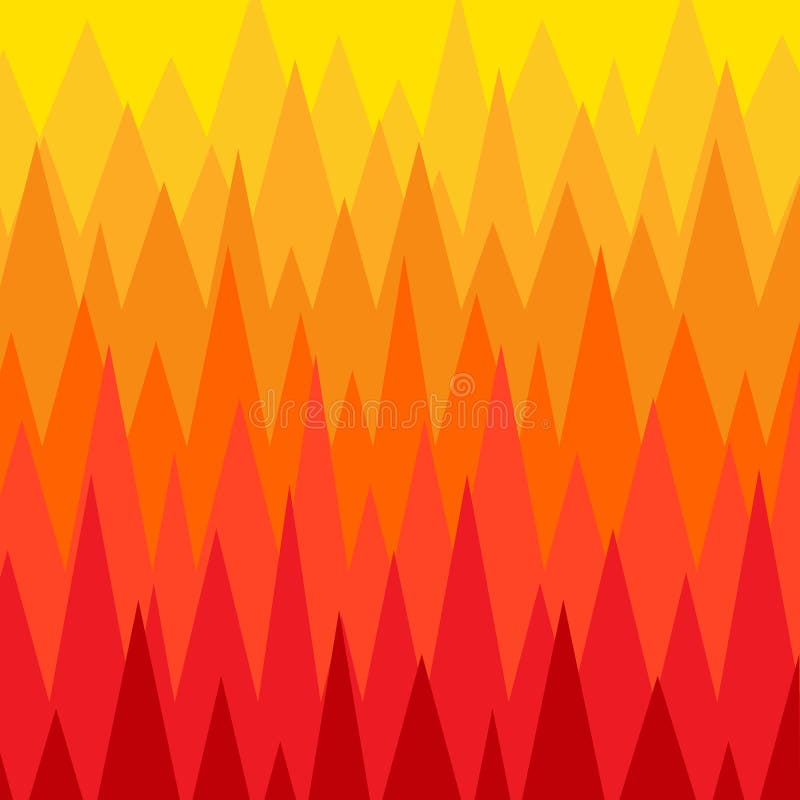 Yellow Orange Spiked Zigzag Vector Background Pattern Stock Illustration - Illustration of ...