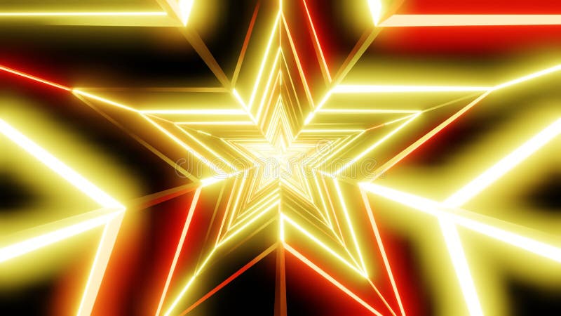 Yellow and Orange Star Abstract Stock Illustration - Illustration of ...