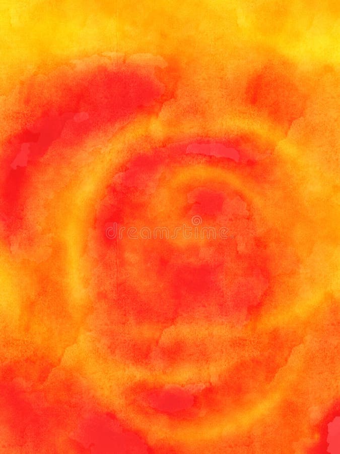 Yellow and Orange Watercolor Swirls Background, Abstract Pattern ...