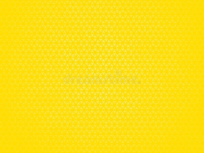 Yellow Outline Hexagon Pattern Stock Vector - Illustration of vector ...