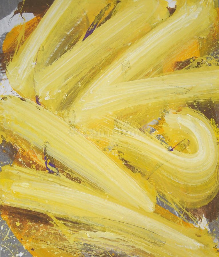 Yellow paint stock photo. Image of creativity, wall, fantasy - 5822496