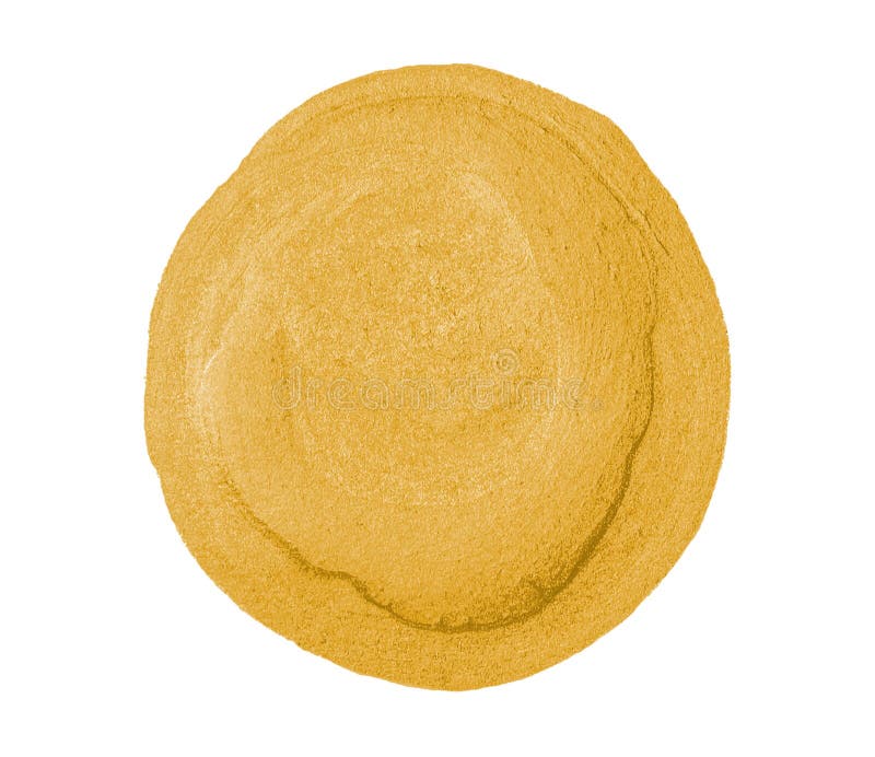 Yellow paint circle stock image. Image of drawing, circle - 106620089