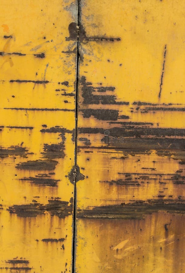 Yellow paint mottled tin stock photo. Image of bright - 62029116