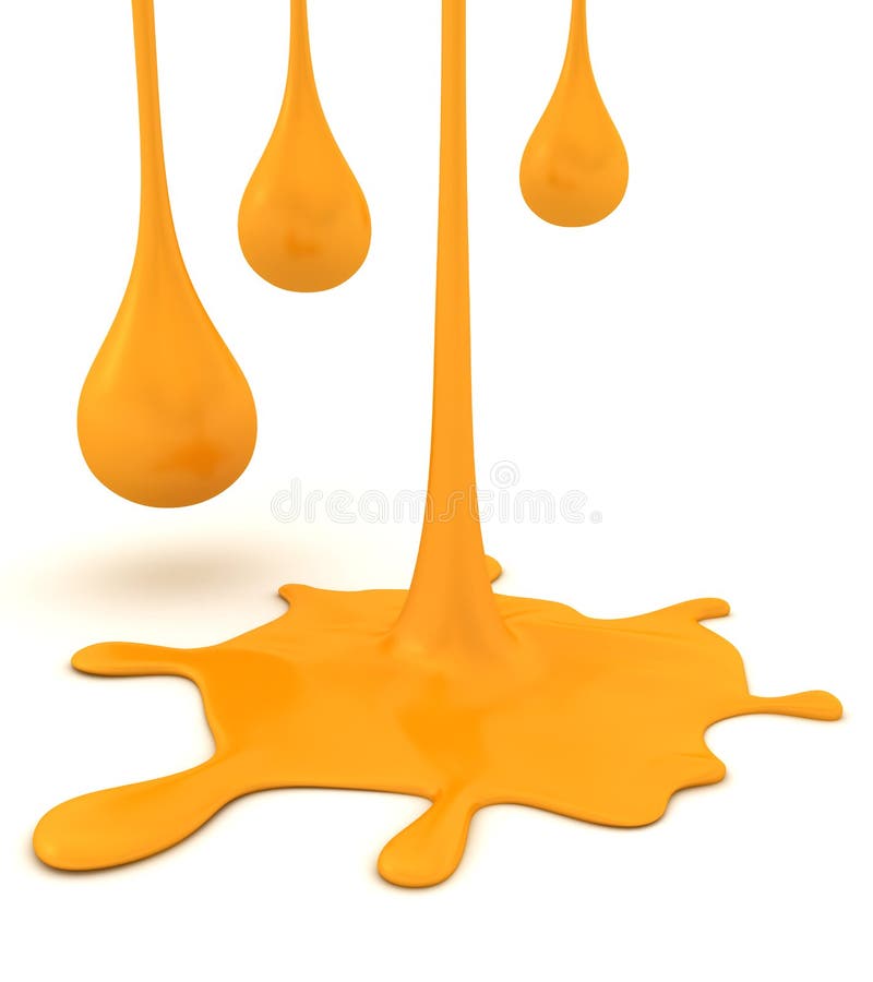 Yellow paint splodge stock illustration. Illustration of splodge - 2767595