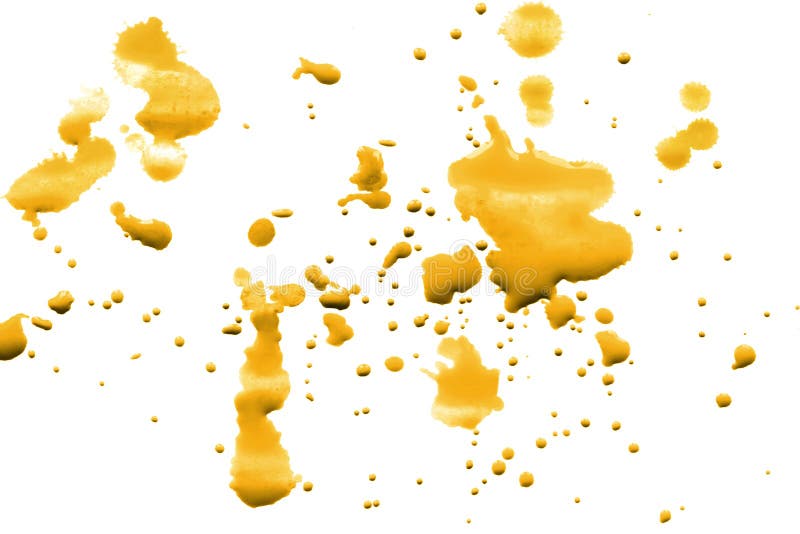 Yellow paint splash stock image. Image of color, splatter - 78873369