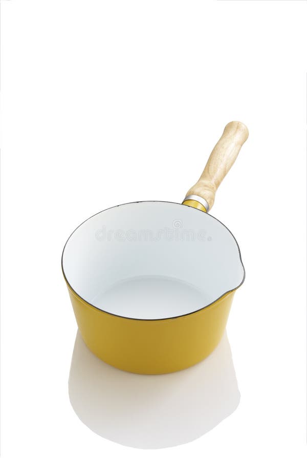 Yellow pan stock photo. Image of round, household, kitchen - 38909104