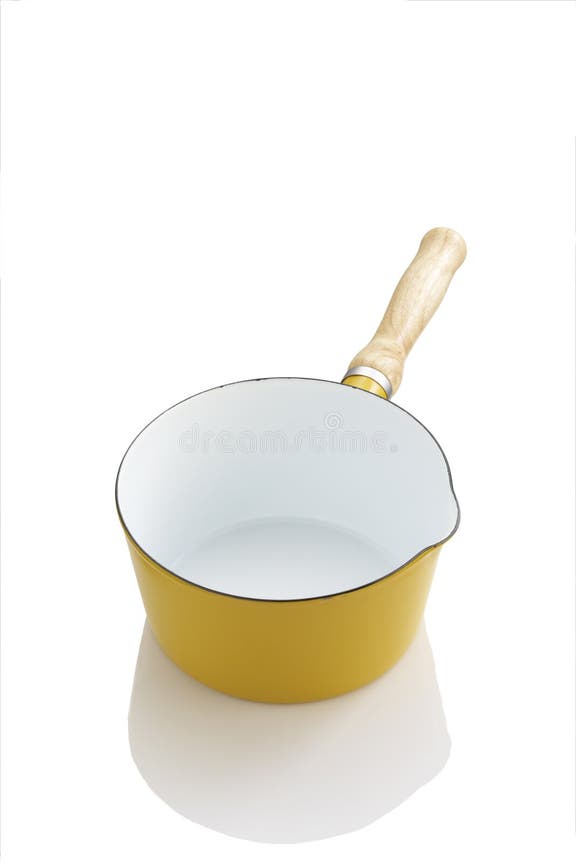 Yellow pan stock photo. Image of round, household, kitchen - 38909104