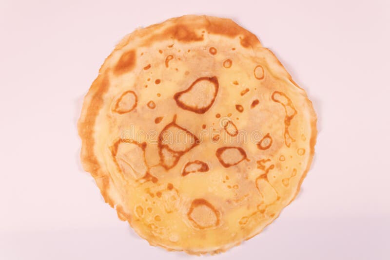 Yellow Pancake with Spots Top View Stock Image - Image of gourmet ...