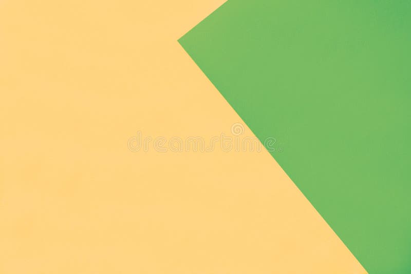 Yellow Paper Background with Green Triangle Edge Stock Photo - Image of ...