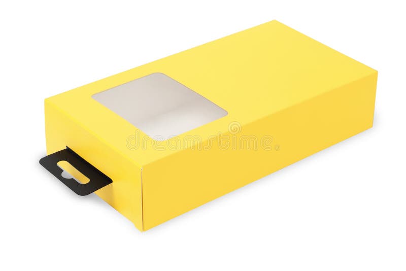 Paper Box with Transparent Top Stock Image - Image of translucent ...