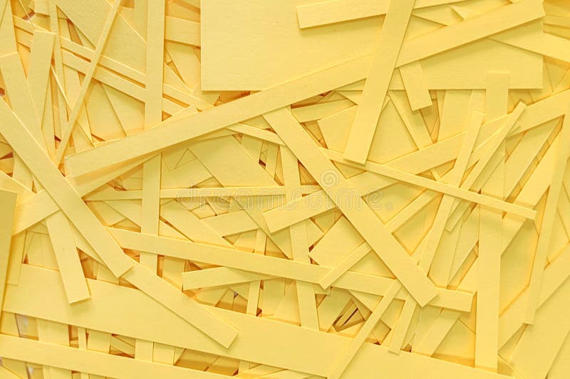 Yellow Paper Cuttings. Yellow Paper Cuttings Stock Photo - Image of ...