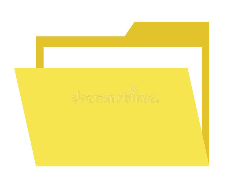 Yellow Paper Document Online Web Button Isolated Stock Vector ...