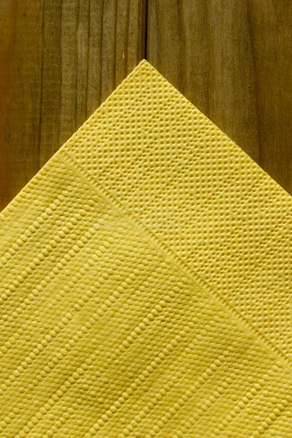 Yellow paper napkins stock photo. Image of serviette - 50726112