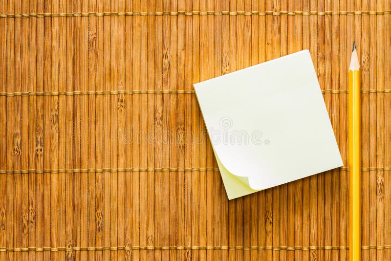 Yellow paper note stock photo. Image of notepaper, card - 32003958