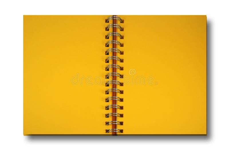 Yellow paper notebook stock photo. Image of sheet, paper - 21397488