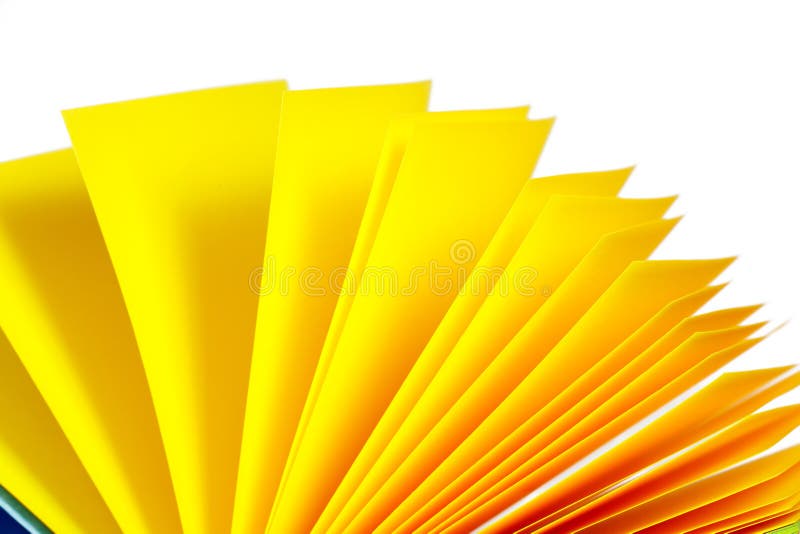 Yellow paper records stock image. Image of education - 30614441