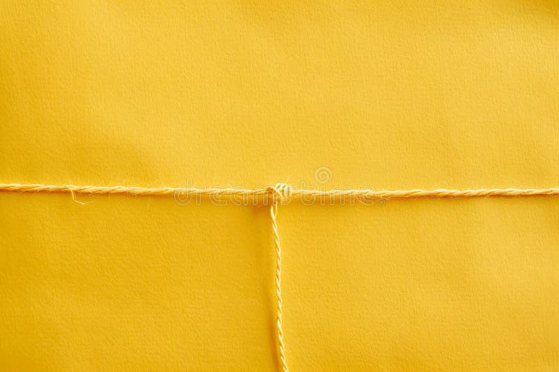 Yellow Paper Texture with Horizontal Yarn String Stock Illustration ...