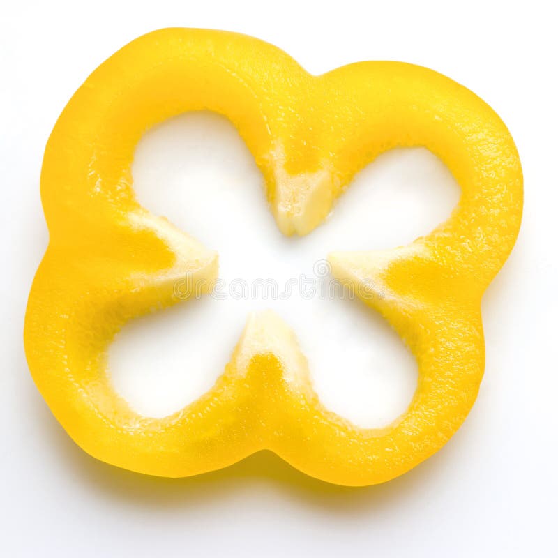 Yellow paprica. Pepper stock image. Image of yellow, closeup - 33662665