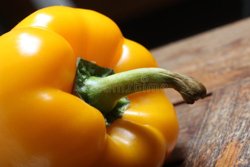 Yellow paprika stock photo. Image of yellow, food, vegetable - 25327900