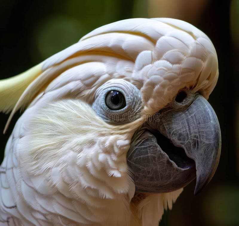 Yellow Parrot with White Markings on Its Feathers - AI Generated Stock ...