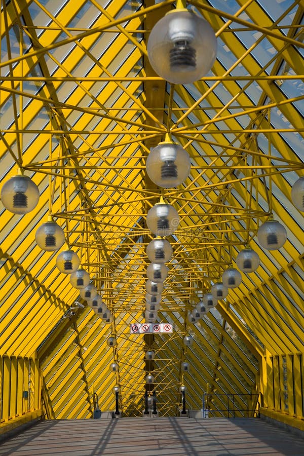 The Yellow Pass To the New Age Stock Photo - Image of design, form: 3256186