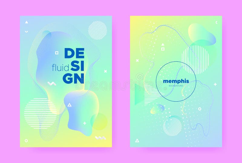 Yellow Pastel Flow. Abstract Gradient Elements Stock Vector ...